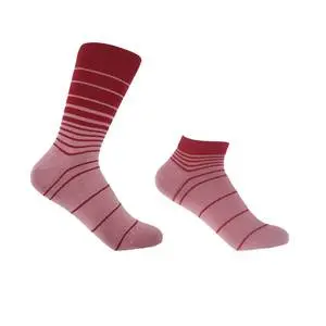 PEPER HAROW - MADE IN ENGLAND Peper Harow Retro Stripe Luxury Socks Bundle - Red