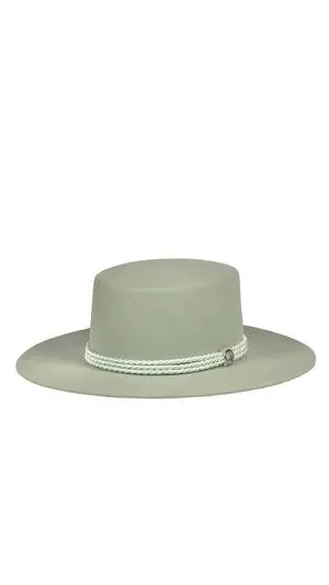 LE TRAP Boater Hat - Green