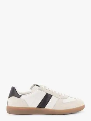 TOM FORD Archer Suede And Leather Lowtop Sneakers - White