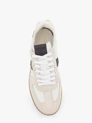 TOM FORD Archer Suede And Leather Lowtop Sneakers