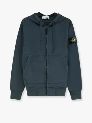 Stone Island Organic Cotton Zip-up Hoodie