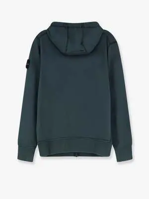 Stone Island Organic Cotton Zip-up Hoodie