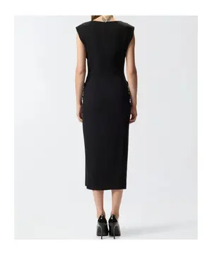 Pinko Bejewelled Embroidery Slim-fit Midi Dress