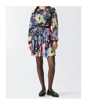 Pinko Floral-print Mini Dress