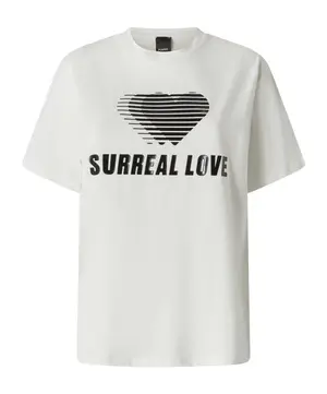 Pinko Heart-graphic T-shirt