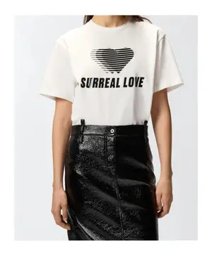 Pinko Heart-graphic T-shirt