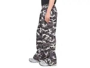 PUMA Woven Camo Print Pants Casual Pants Inky Depths - Blue