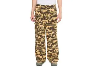 PUMA Woven Camo Print Pants Casual Pants Inky Depths - Taupe