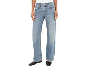 Madewell Low Rise Loose In Solstice Jeans Solstice Wash - Blue
