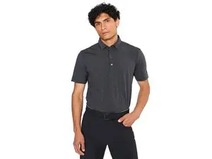Adidas Ultimate365+ Climacool Butterspun Break Out Print Polo Shirt Clothing Crystal Sky - Black