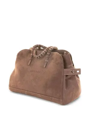Casadei Park Avenue Leather Tote Bag