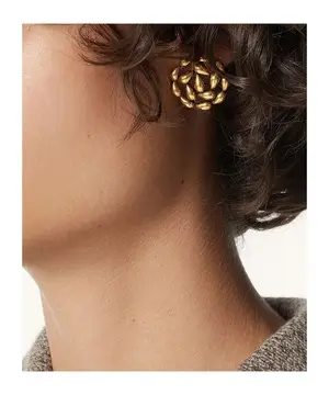 Loro Piana Droplet Flowers Earrings