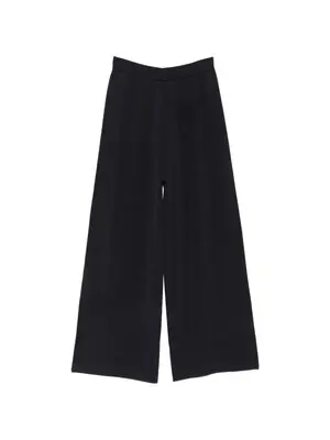 ALYSI Knitted Wide-leg Trousers