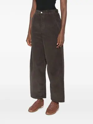 ALYSI Velvet Barrel Trousers