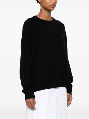 Soft Goat Cashmere Boyfriend Crewneck Jumper