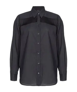 Pinko Buttoned Long-sleeved Shirt - Black
