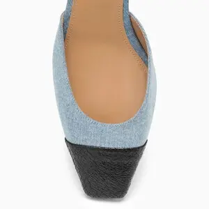 AQUAZZURA Two-toned Square Toe Pumps