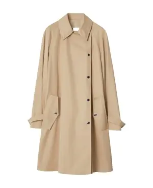 Burberry Notched-collar Buttoned Trench Coat - Nude