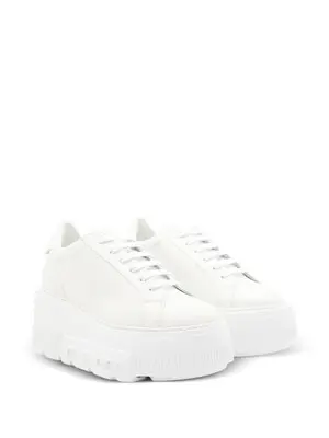 Casadei Nexus Leather Sneakers - White