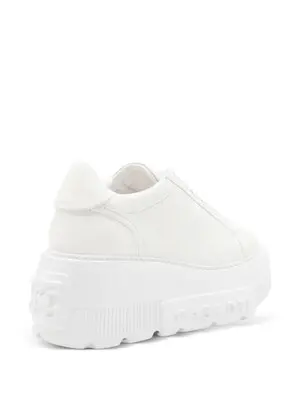 Casadei Nexus Leather Sneakers - White