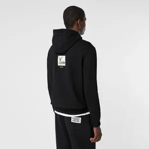 Burberry Fawn Printed Hooded Sweater