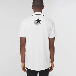 Burberry Logo-patch Polo Shirt