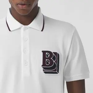 Burberry Logo-patch Polo Shirt
