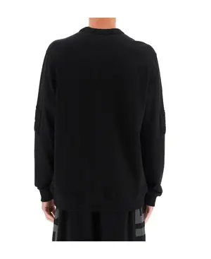 Burberry Letter-graphic Cotton Sweatshirt