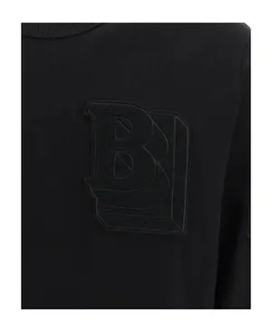 Burberry Letter-graphic Cotton Sweatshirt