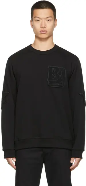 Burberry Letter-graphic Cotton Sweatshirt