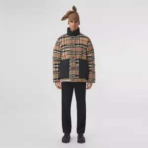 Burberry Diamond-quilted Midi Jacket