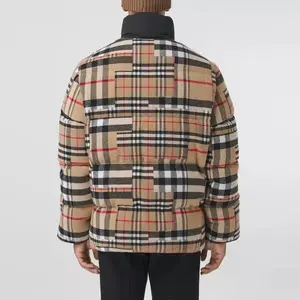Burberry Diamond-quilted Midi Jacket
