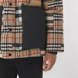Burberry Diamond-quilted Midi Jacket