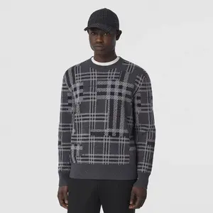 Burberry Checkered Jacquard Jumper
