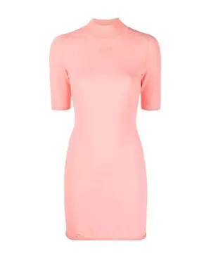 Alexander Wang High-neck Mini Dress - Pink