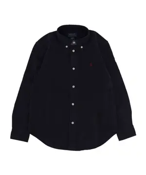 Polo Ralph Lauren Lapel Long-sleeved Shirt - Black