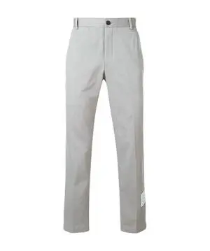 Thom Browne Logo Casual Pants - Light Gray