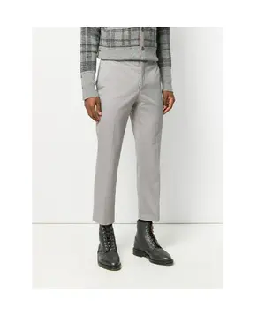 Thom Browne Logo Casual Pants