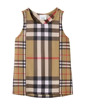 Burberry Vintage Check Mesh Tank Top