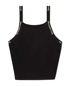 Alexander Wang Logo Jacquard-trim Bodycon Tank