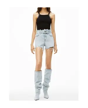 Alexander Wang Logo Jacquard-trim Bodycon Tank