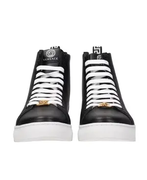 Versace High-top Round-head Casual Sneakers