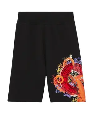 Burberry Bermuda Shorts With Graphic Print - Red