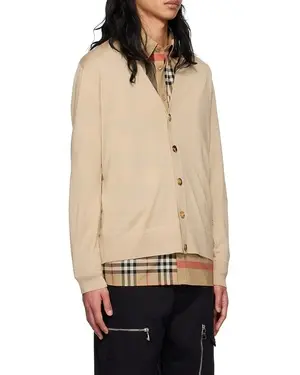 Burberry V-neck Button-up Cardigan