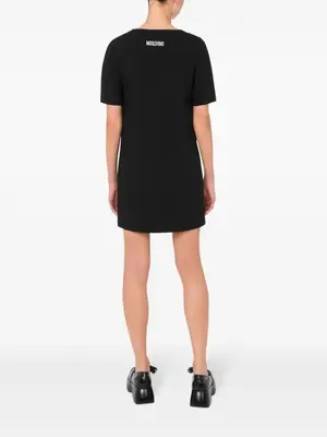 Moschino Text-print Round-neck Dress