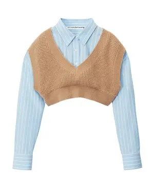 Alexander Wang Bi-layer Waffle Vest