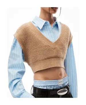 Alexander Wang Bi-layer Waffle Vest