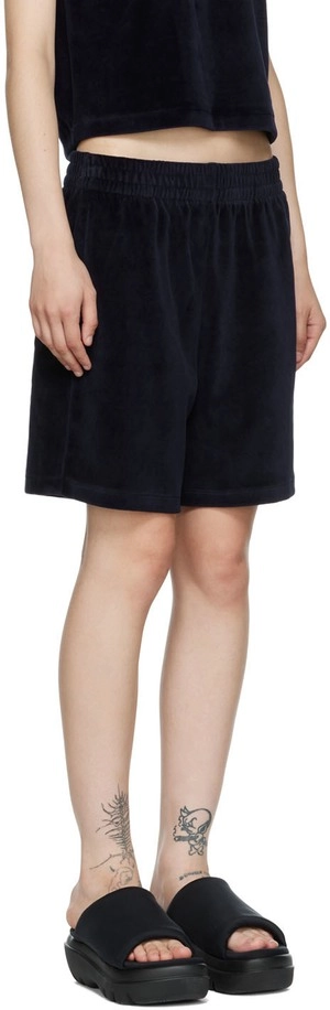Alexander Wang High-waisted Velvet Track Shorts
