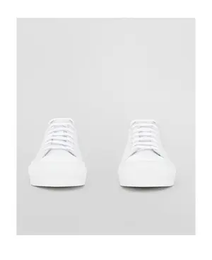 Burberry Two-tone Leather Sneakers