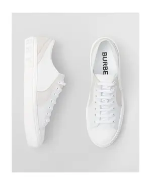 Burberry Two-tone Leather Sneakers